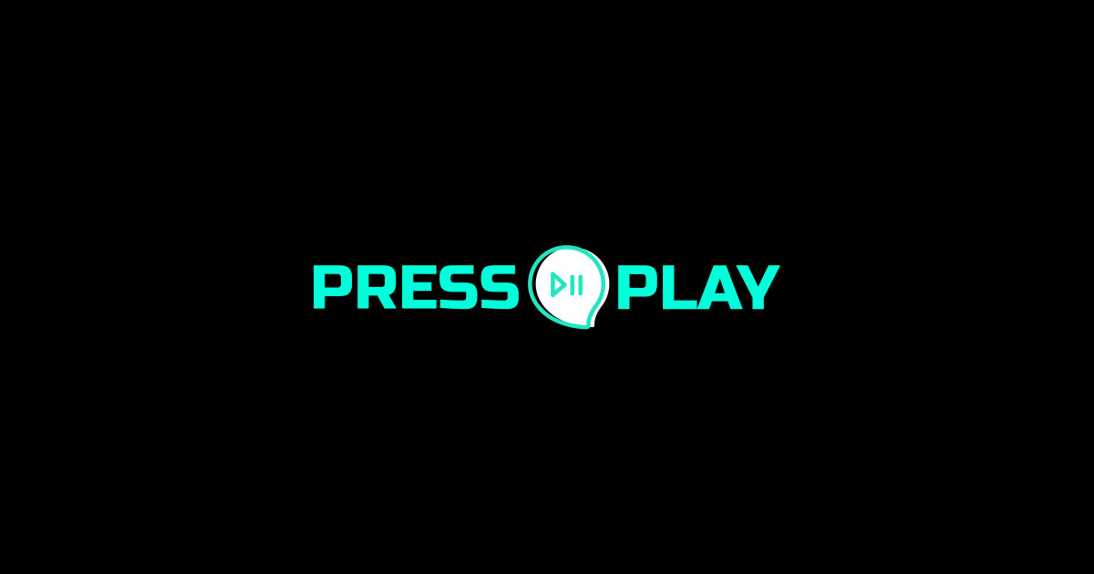Press Play - Play - Sticker | TeePublic