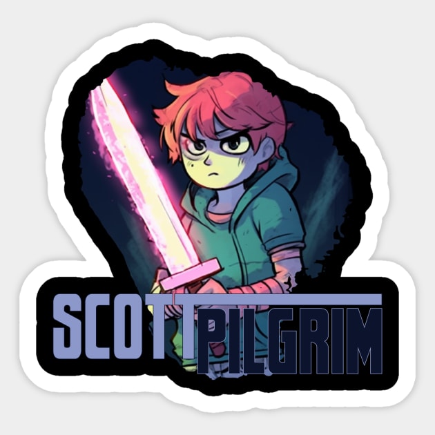 Scott Pilgrim Takes Off - Scott Pilgrim - Sticker | TeePublic