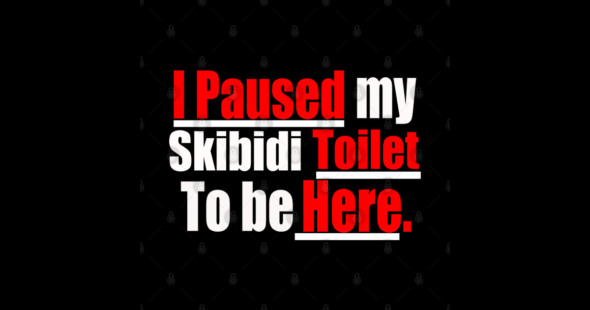 I Paused My Skibidi Toilet to be Here game - I Paused My Skibidi Toilet ...