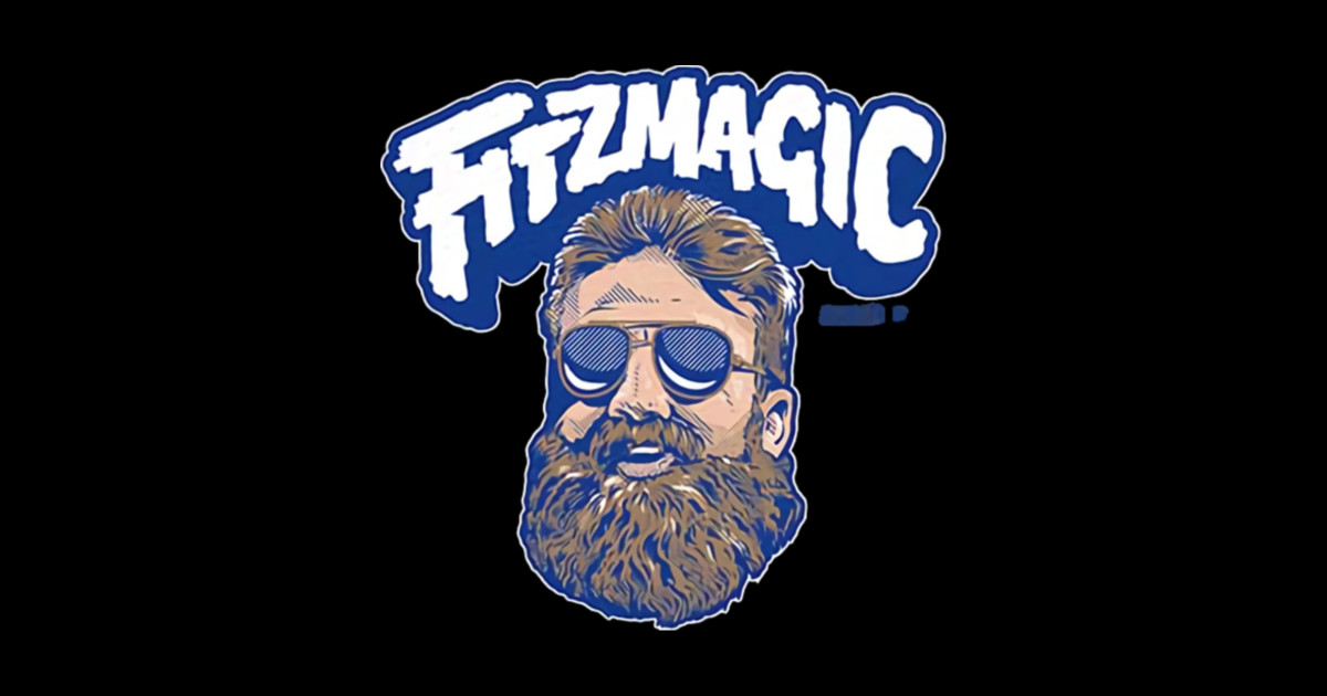 Ryan Fitzpatrick Fitzmagic Blue - Ryan Fitzpatrick - Sticker | TeePublic