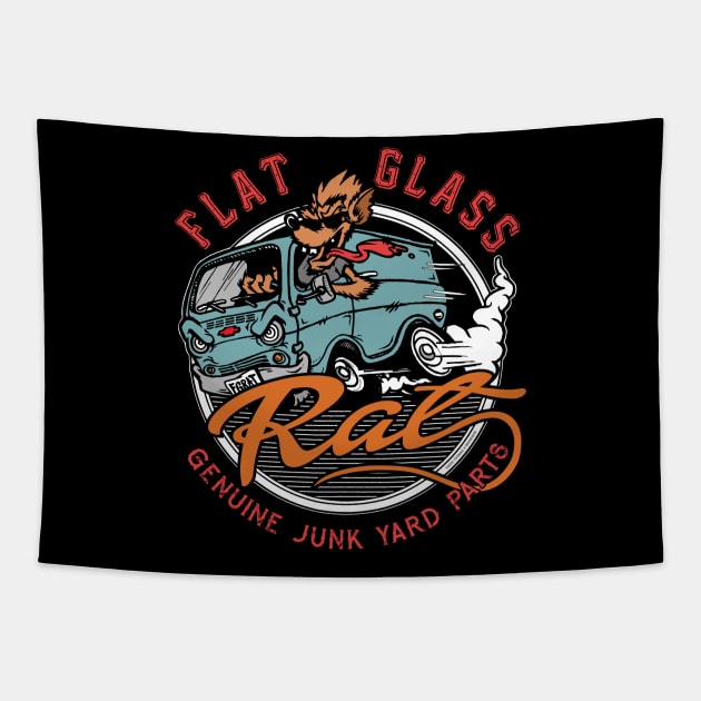 Flat Glass Rat - Vanner - Tapestry | TeePublic