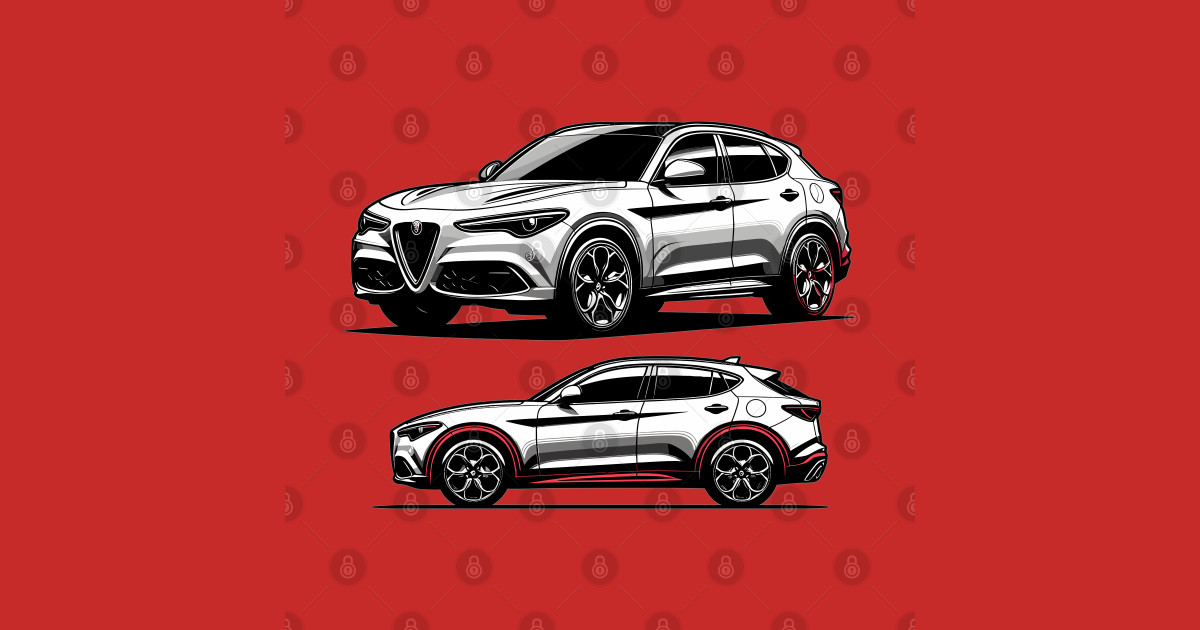 Alfa Romeo Stelvio - Alfa Romeo Stelvio - T-Shirt | TeePublic