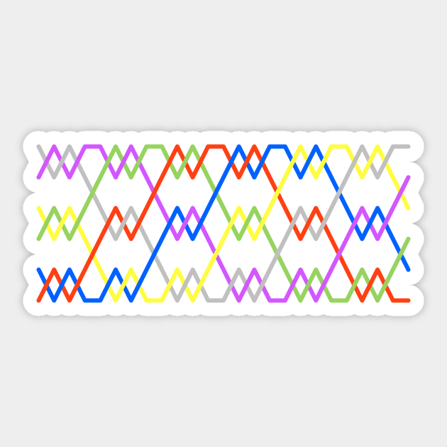 Bell Ringer Treble Bob Hunt Minor (Version 2) - Bellringing - Sticker ...