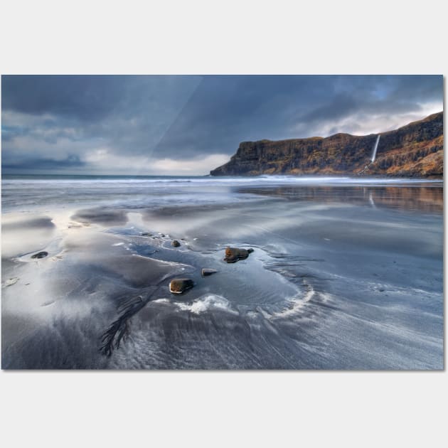 Talisker Beach and Brooding Sky Isle of Skye Scotland - Talisker ...
