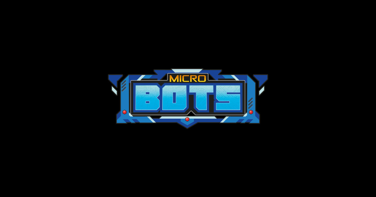 Micro Bots Logo - Games - Sticker | TeePublic