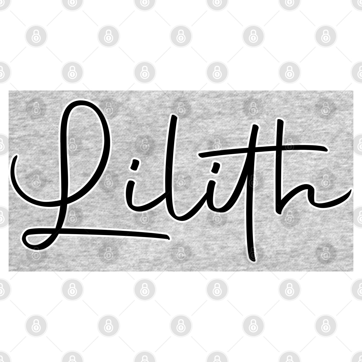 Autography Lilith Name Label - Autography Lilith Name Label - T-Shirt ...