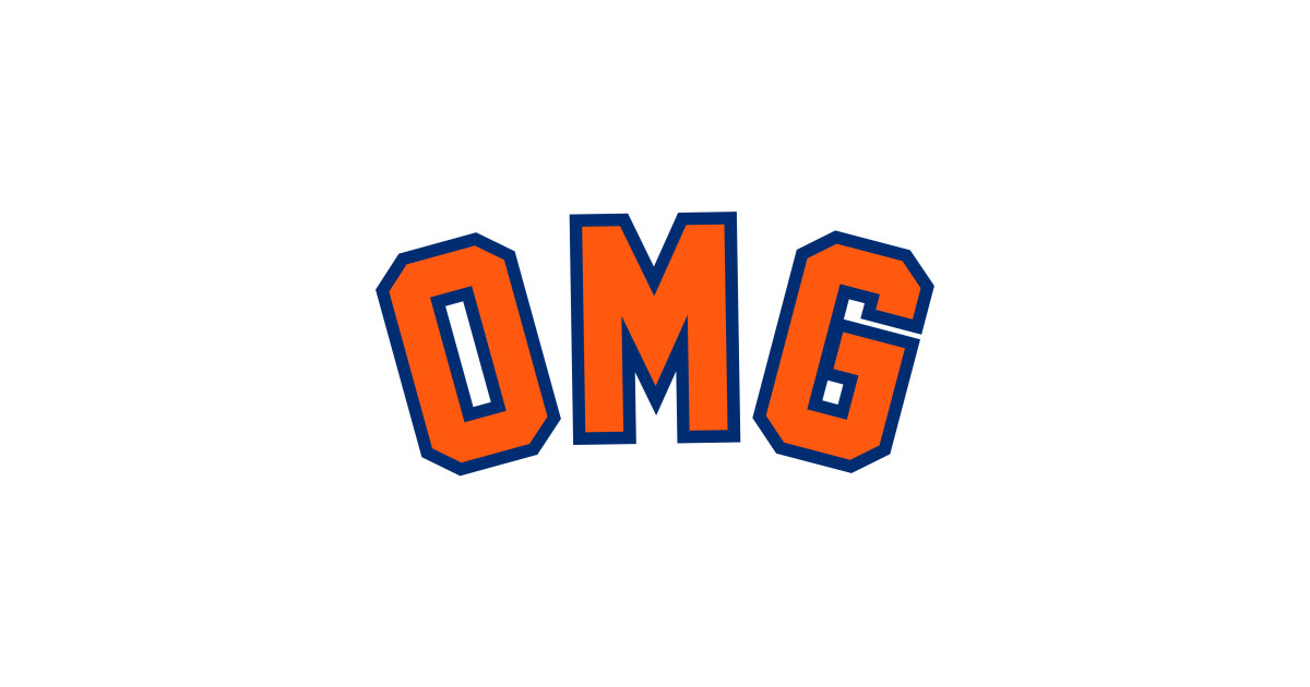OMG Mets Jersey Letters - Mets - T-Shirt | TeePublic