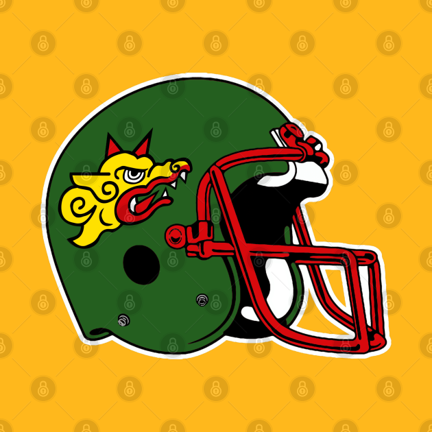 Barcelona Dragons Helmet [DEFUNCT] - Barcelona Dragons - T-Shirt ...