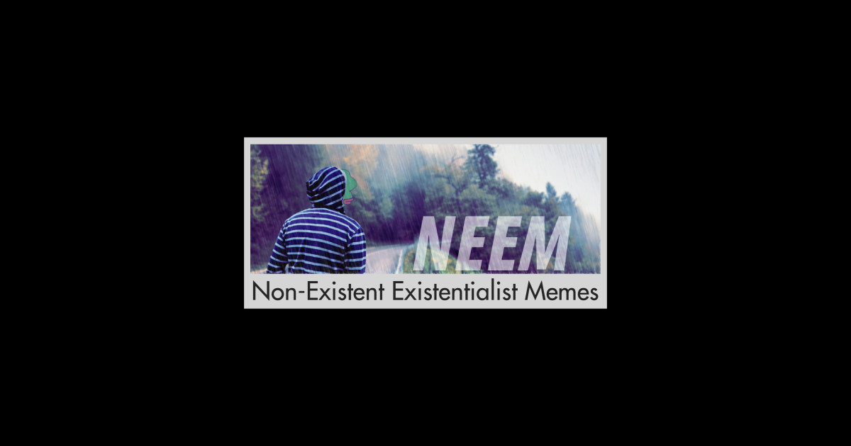 NEEM Cover Logo - Meme - Sticker | TeePublic