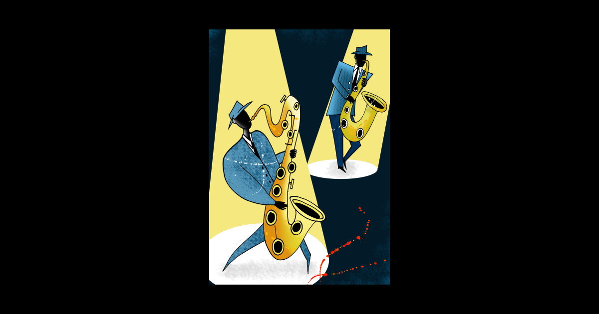 Jazz Night - Jazz Band - Sticker | TeePublic