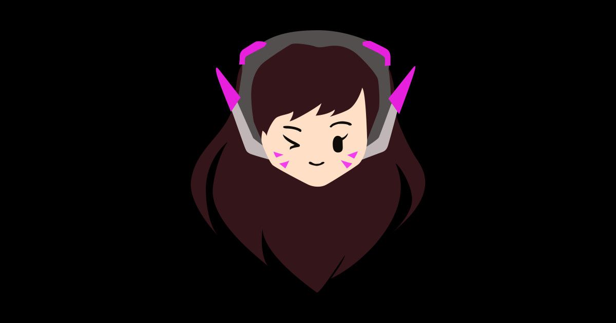 cute Dva - Overwatch - Sticker | TeePublic