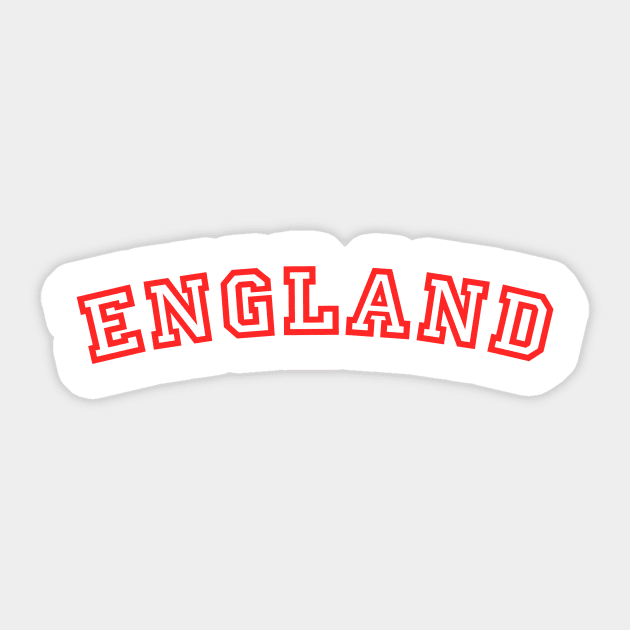 england y2k sports logo - England - Sticker | TeePublic