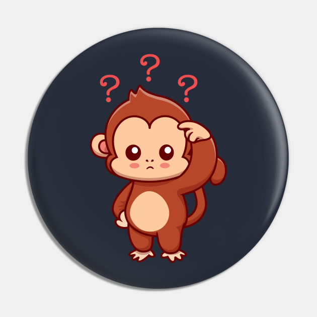 Cute Monkey Confused Cartoon - Cute Monkey Confused Cartoon - Pin ...