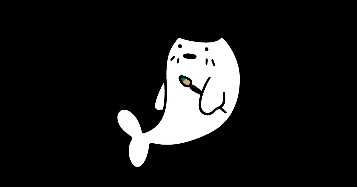 Beatnik Baby Harp Seal - Seal - Magnet | TeePublic