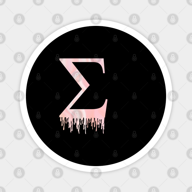 Sigma Drip Letter - Sigma Drip Letter - Magnet | TeePublic