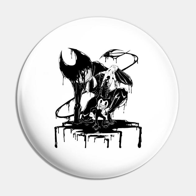Bendy - Bendy And The Ink Machine - Pin | TeePublic