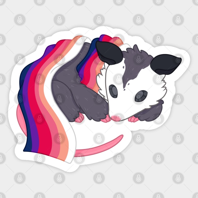 Cinthean Pride Possum - Pride - Sticker | TeePublic
