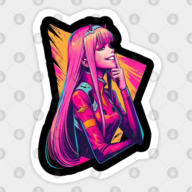 darling in the franxx - Darling In The Franxx Zero Two - Sticker ...