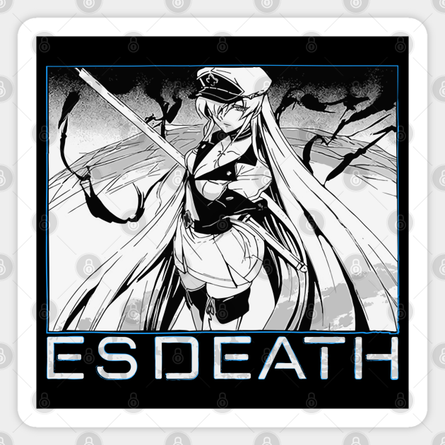 Esdeath style - Esdeath - Sticker | TeePublic