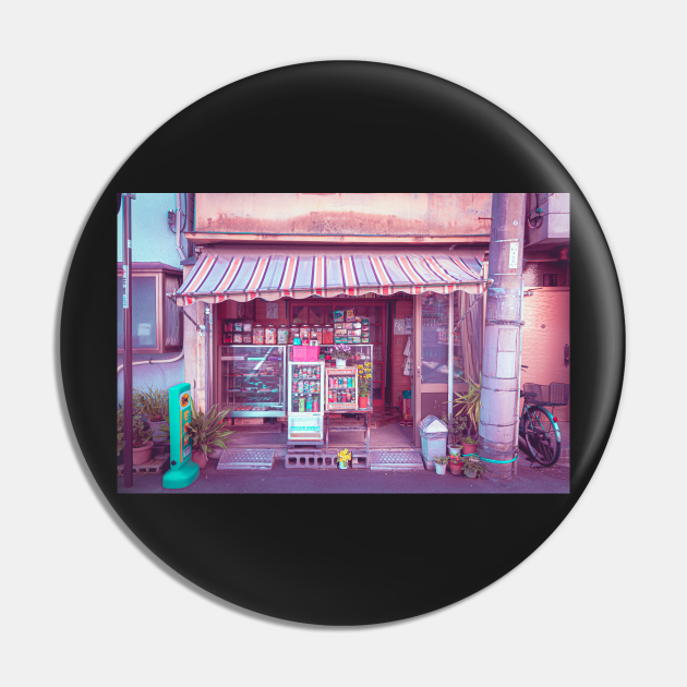 Old Style Tokyo Japanese Store Front. Vaporwave citypop aesthetic Shop ...