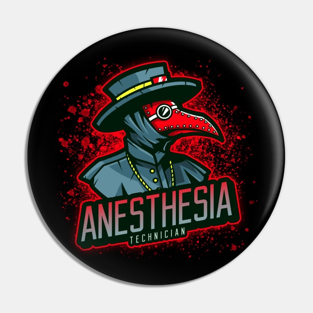Anesthesia technician - Anesthesia - Pin | TeePublic
