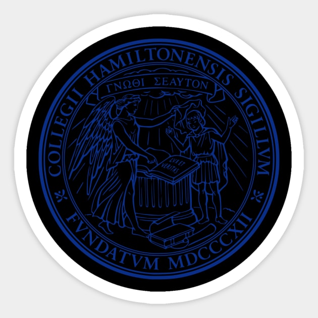 College Hamilton - Hamilton Campus Logo - Sticker | TeePublic