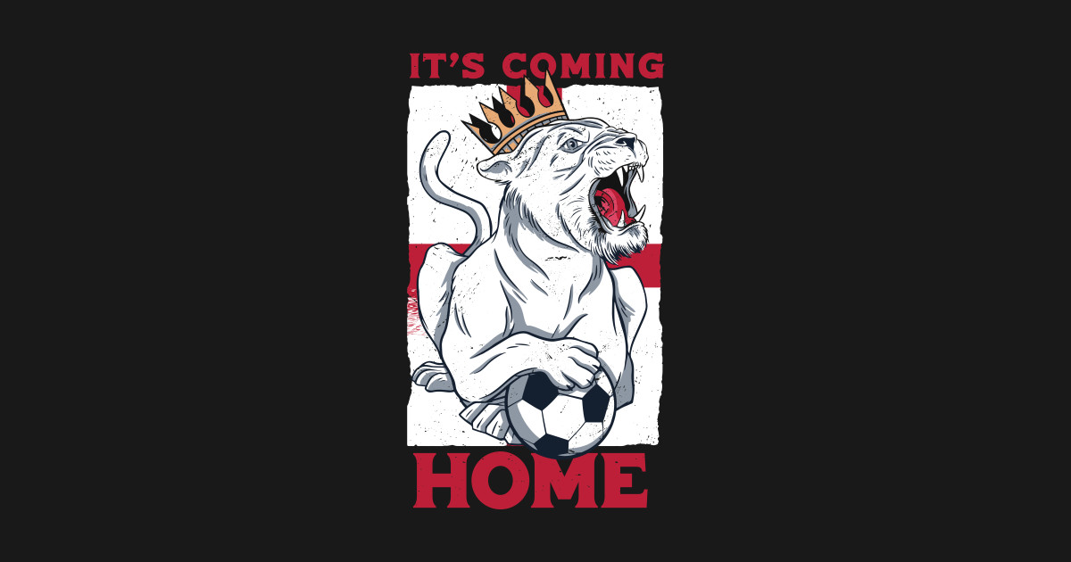Football Is Coming Home // It's Coming Home // Come On England - England Football - T-Shirt ...