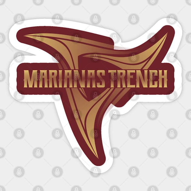 Marianas Trench Tribal Triangle - Musician - Sticker | TeePublic