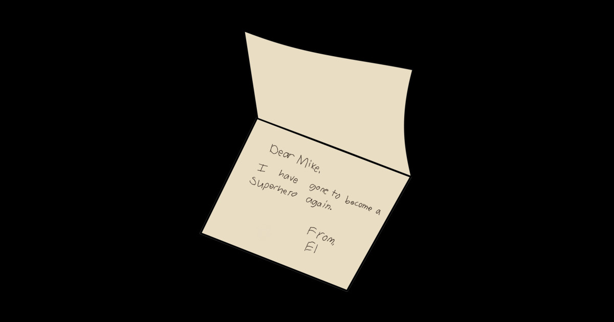 Els letter to mike - stranger things - Stranger Things - Sticker ...