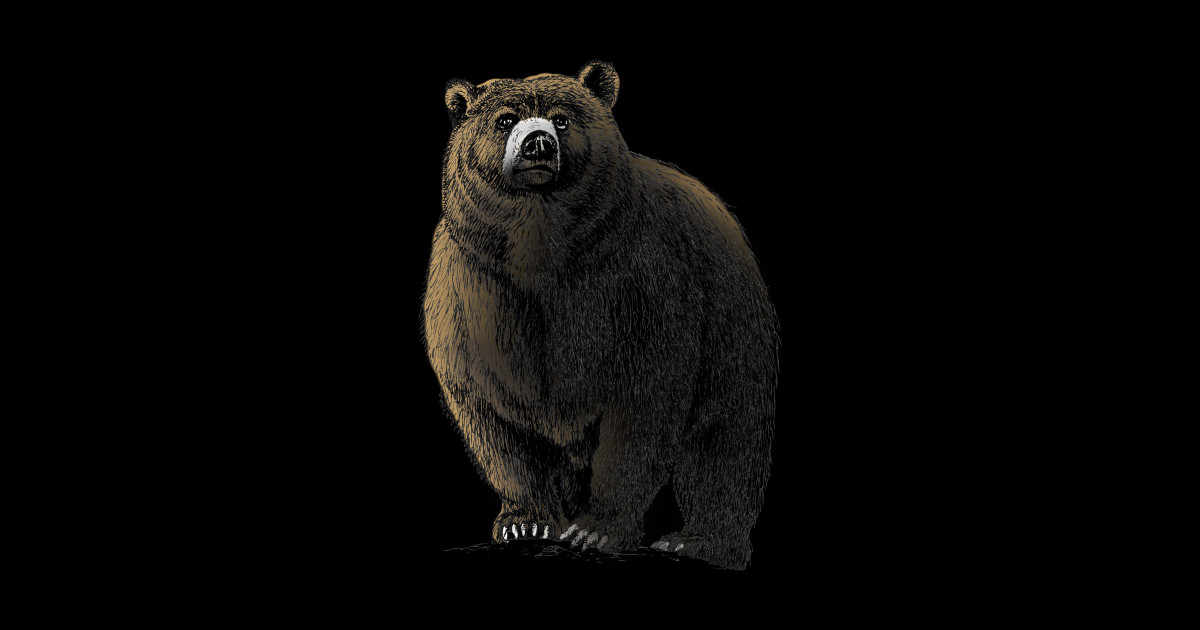 The Great Bear - A fierce protector - Bear - Magnet | TeePublic