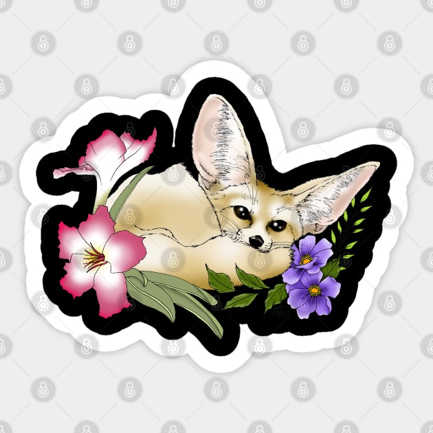 Fennec Fox - Fennec Fox - Sticker | TeePublic