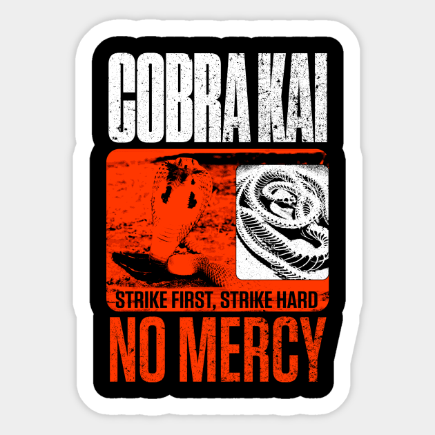 Cobra Kai (RED) - Cobra Kai - Sticker | TeePublic