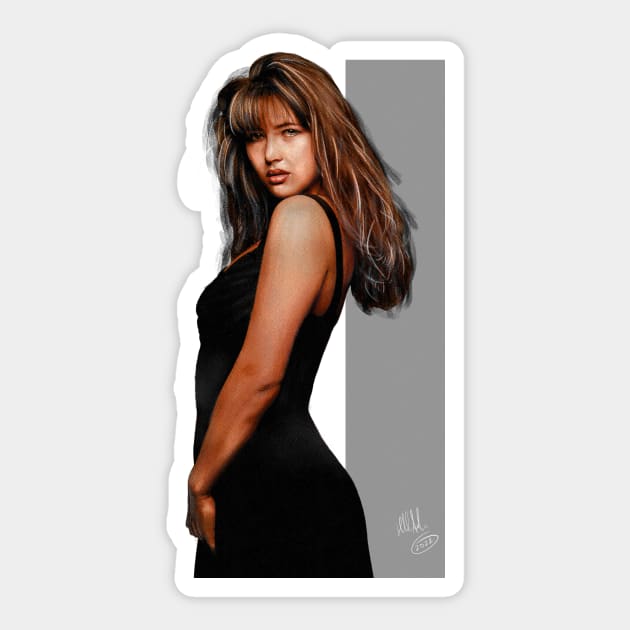 Sophie Marceau - Iconic French Actress - French - Sticker | TeePublic
