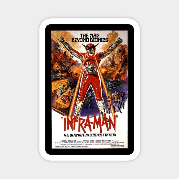 Classic Science Fiction Movie Poster - Infra-Man - Superhero - Magnet ...