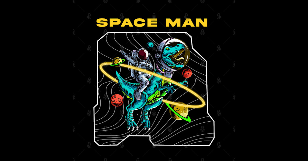Space Man - Spaceman - Sticker | TeePublic