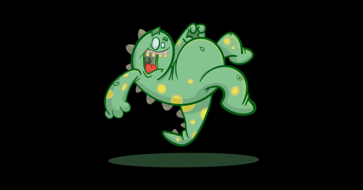 Falling dinosaur - Cute Dinosaur - Posters and Art Prints | TeePublic