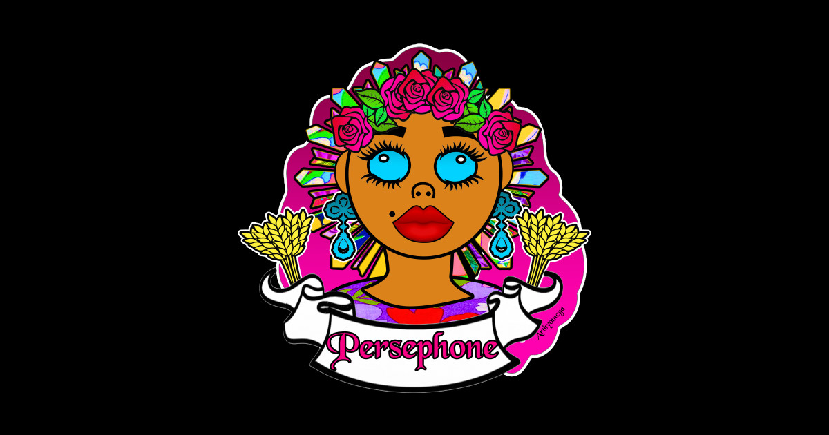 Persephone Spring Goddess - Persephone Goddess Of Spring - Sticker ...