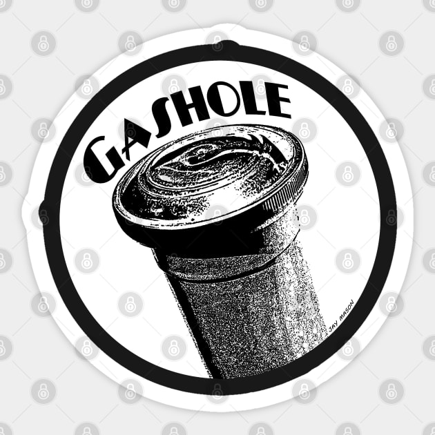 Gashole Pocket Logo - Gashole - Sticker | TeePublic
