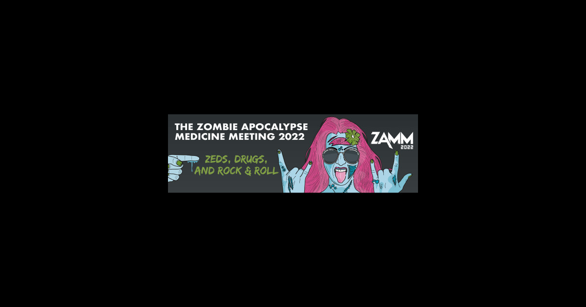 ZAMM 2022 Conference - Zombie Apocalypse - Sticker | TeePublic