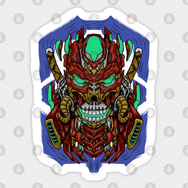 mecha - Mecha - Sticker | TeePublic