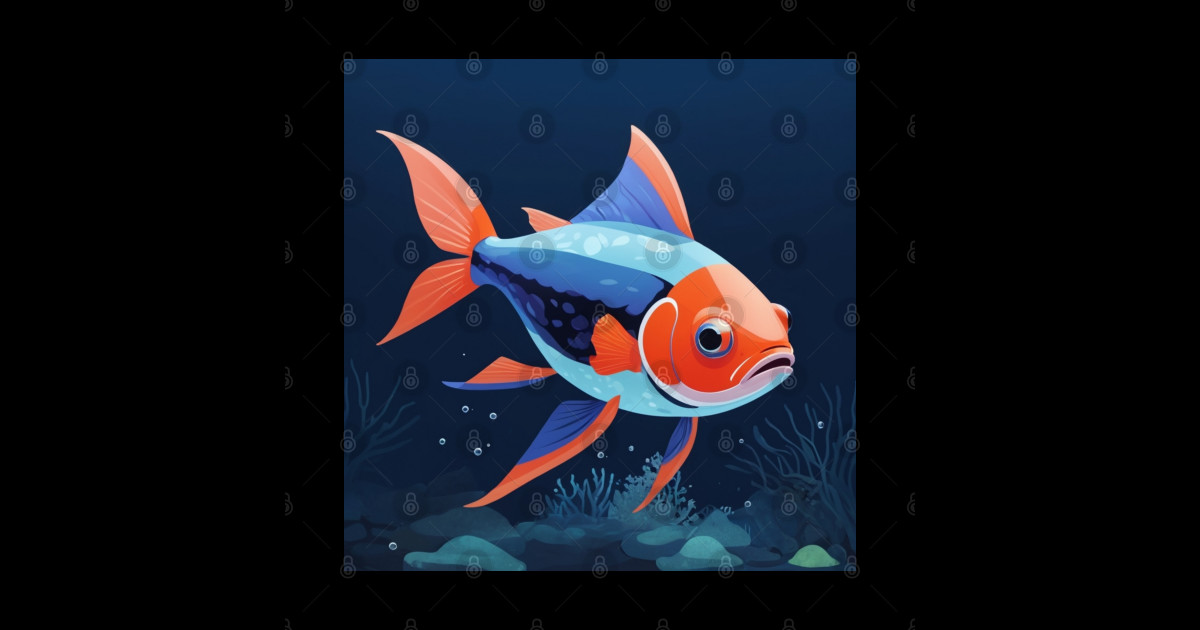 TETRA FISH - Tetra Fish - Sticker | TeePublic