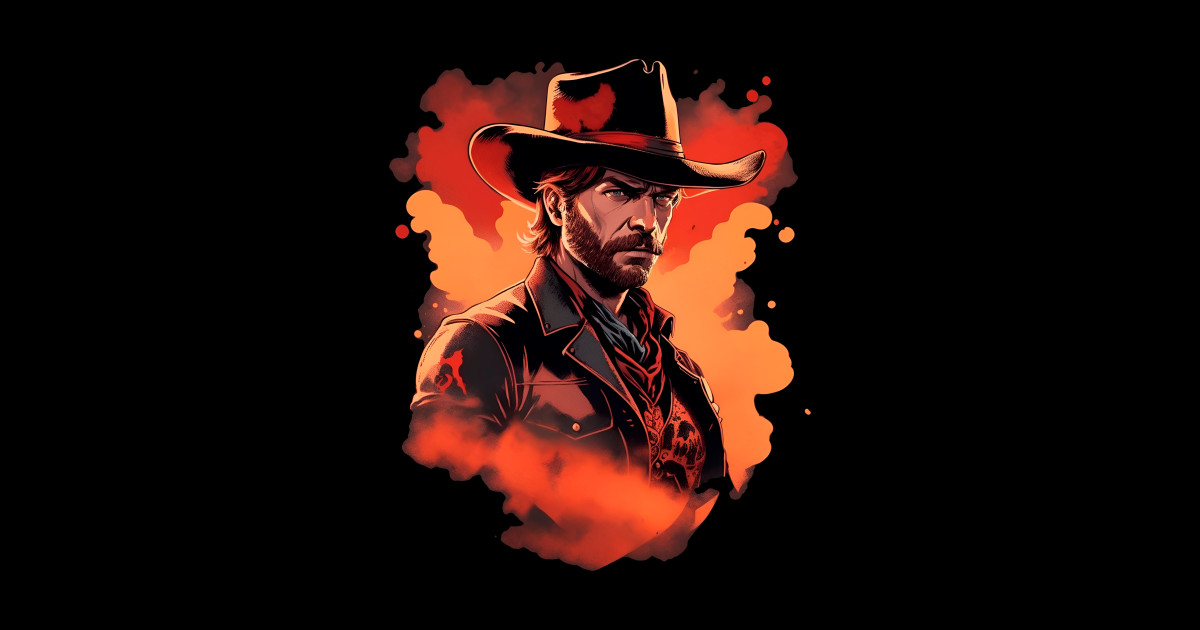 Arthur Morgan Stylish RDR2 - Game - Sticker | TeePublic