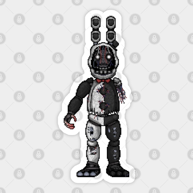 Withered Art the Rabbit - Terrifier - Sticker | TeePublic