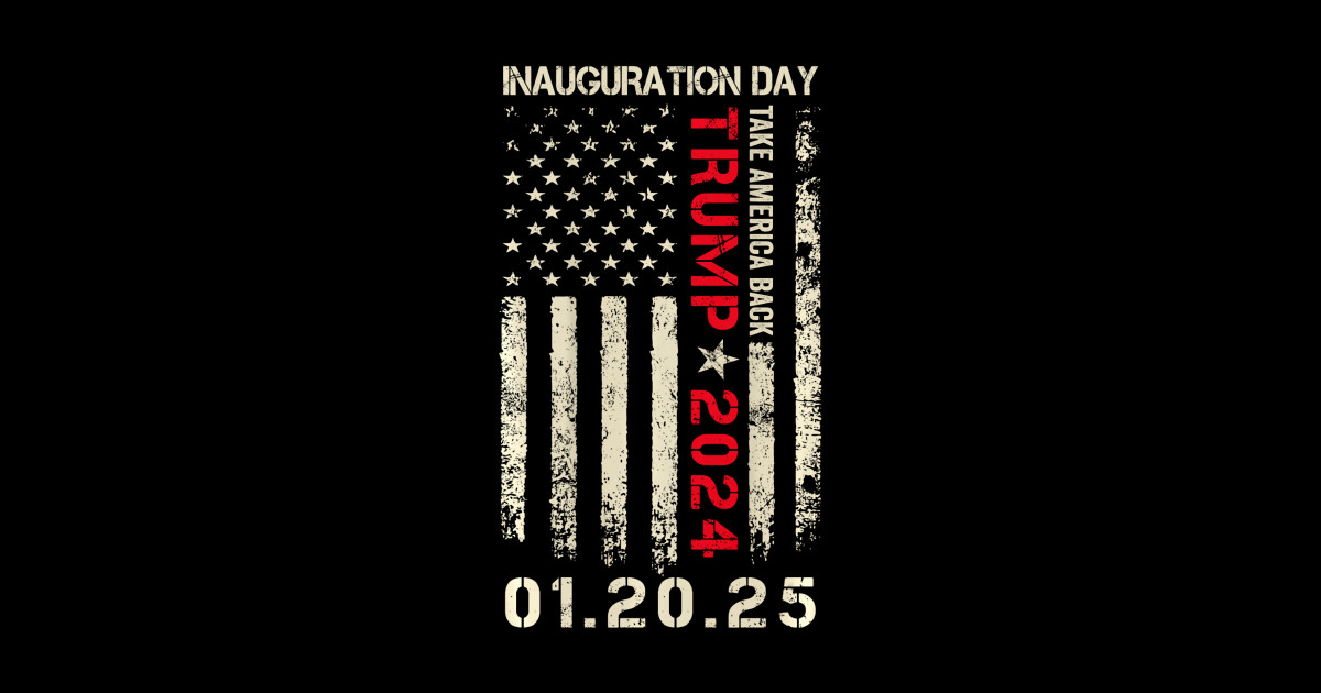 Donald Trump Inauguration Day 2025 47th President USA Flag ...