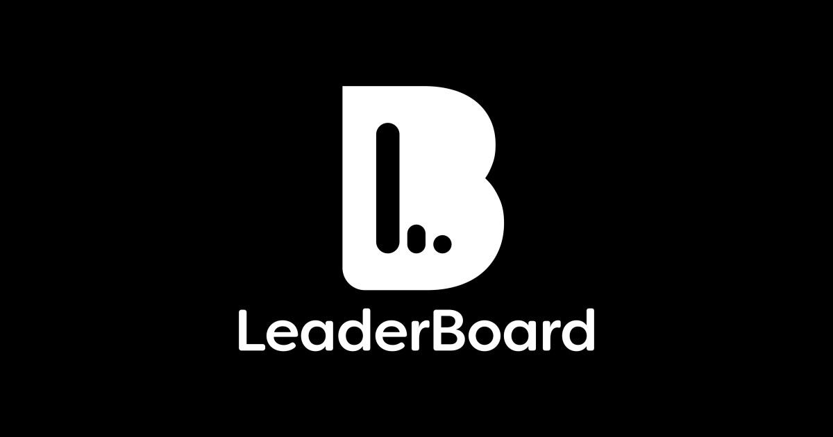 White Logo - Leaderboard - Sticker | TeePublic