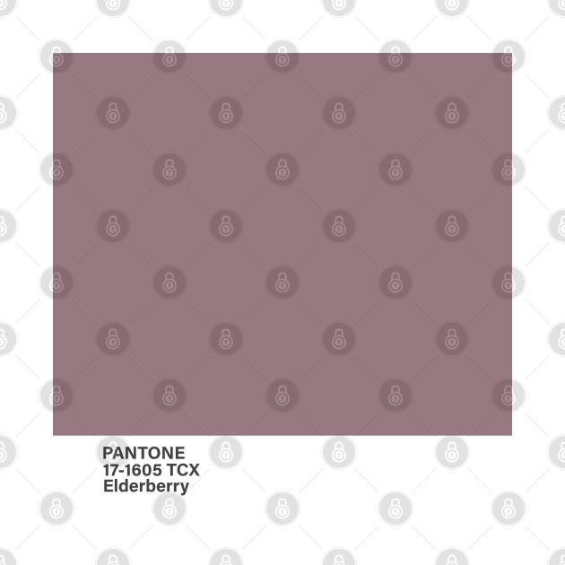 pantone 17-1605 TCX Elderberry - Pantone Color - T-Shirt | TeePublic