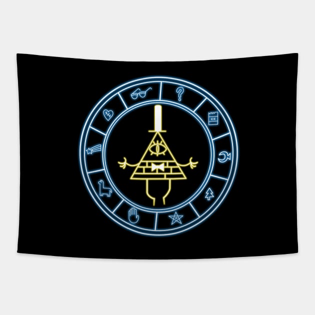 Bill Cipher Summon - Sigils - Tapestry | TeePublic