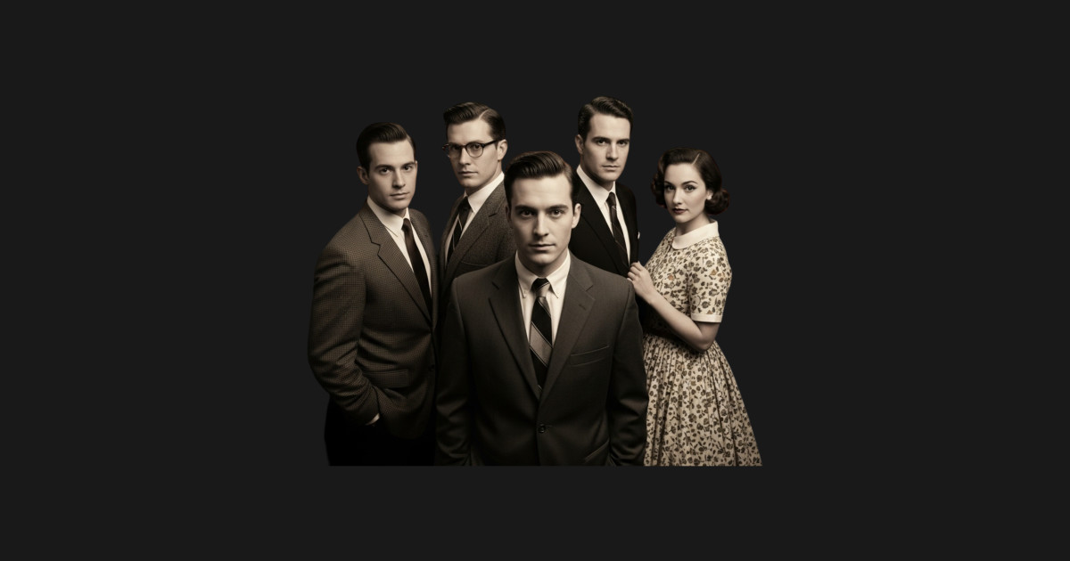 Retro Mad Men Cast Cool Vintage 60s Era TV Show Fans Apparel - Retro ...