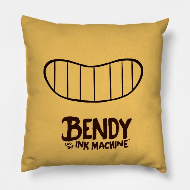 Bendy Smile - Bendy And The Ink Machine - Pillow | TeePublic
