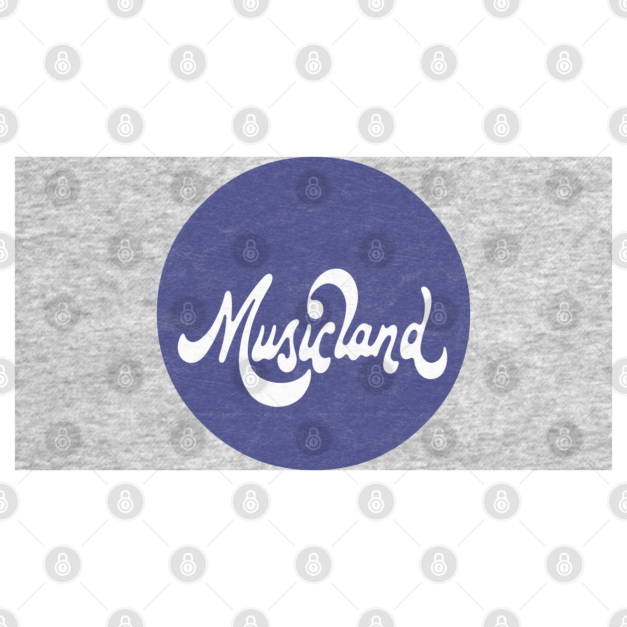 Retro 70s Style Musicland Record Store Logo - Musicland - Baseball T ...